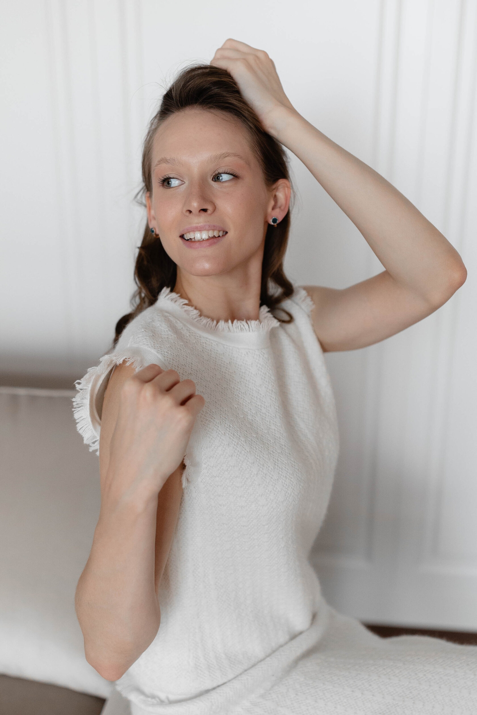 Костюм из кашемира белый 202345-white купить в Москве — интернет-магазин Malmis